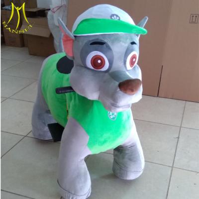 China Hansel 2019 high quality paw patrol coin operated electrical animal toy car for mall for sale
