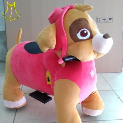 China Hansel 2019  wholesale coin and non coin motorized plush riding animals for shopping mall for sale