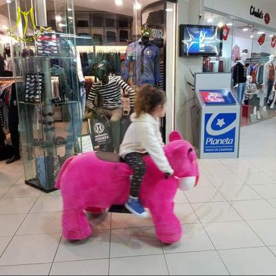 China Hansel amusement park walking animal electronic plush toy rides for park for sale