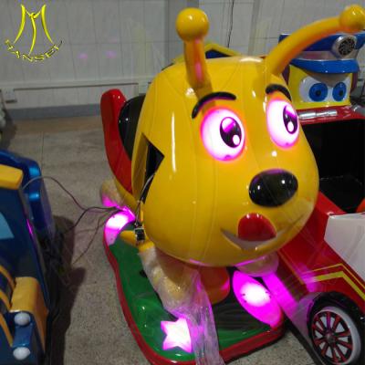 China Hansel amusement park electronic fiberglass coin operated ride on dog toy for sale