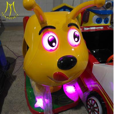 China Hansel fiberglass body indoor amusement park coin operated kids ride car for sale