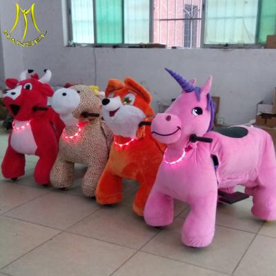 China Hansel battery operated toy horse animales mountables on wheels for sale