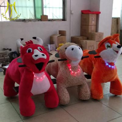 China Hansel battery operated plush dinosaur toys for sale animal coin operated horse for sale