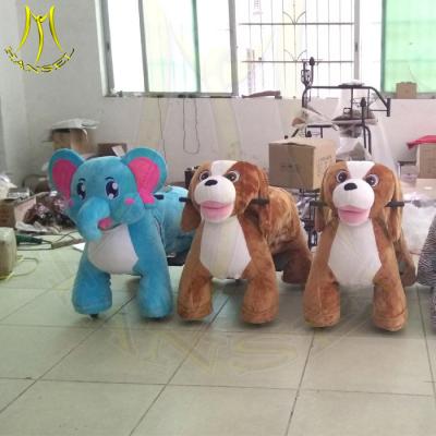 China Hansel amusement park walking stuffed animal scooters ride electric for sale