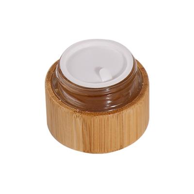 Cina Eco Friendly Bamboo Jar Packaging For Cosmetic Cream Packaging 30g 50g 100g in vendita