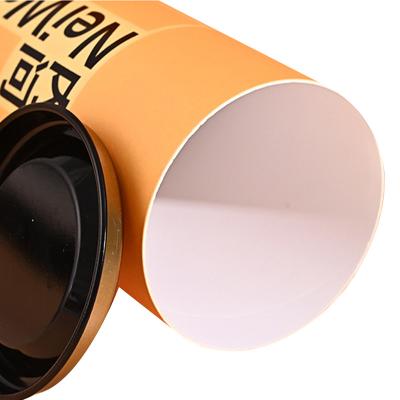 Cina Recyclable Paper Tea Tube Packaging Cosmetic Canister Cylinder Packaging Box in vendita