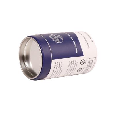 Cina Round Biodegradable Kraft Paper Tube Packaging For Tea Thickened Bottom in vendita
