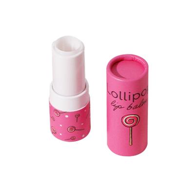 Cina Natural Deodorant Kraft Cardboard push-up Tube Packaging for Lip balm&body balm lipsticks in vendita