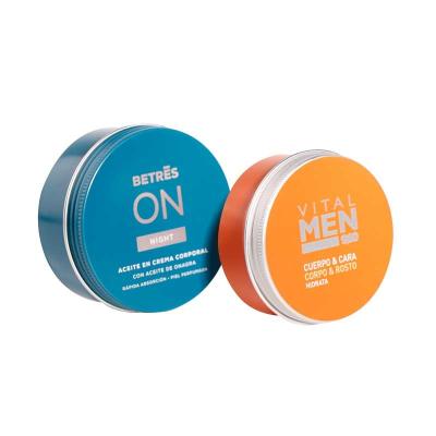 Cina Cosmetic packaging cream jar can aluminum cosmetic face cream lip balm matt aluminum jars in vendita