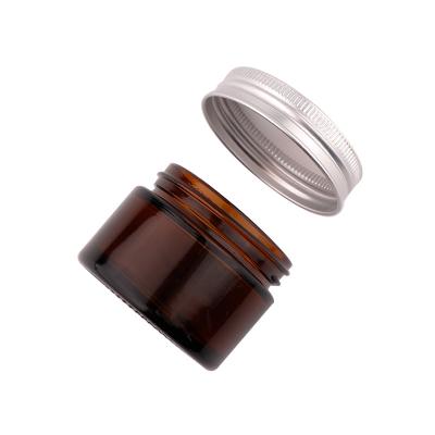 Cina Barattoli cosmetici di vetro di lusso del barattolo della crema dell'OEM 3ml 7ml Skincare con i coperchi di bambù in vendita