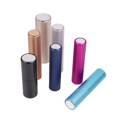Cina Bottiglie della pompa di Rose Gold Silver Rotary Airless bottiglie di profumo del campione da 0,34 - 0,5 once in vendita