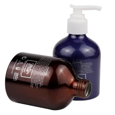 Cina bottiglia dell'erogatore del condizionatore di 160g 5.64OZ Amber Cosmetic Bottles Shampoo And in vendita