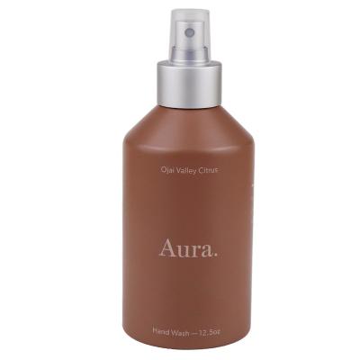 Cina Bottiglia di alluminio cosmetica vuota color cioccolato della bottiglia 100ml 120ml dello spruzzo di trucco in vendita