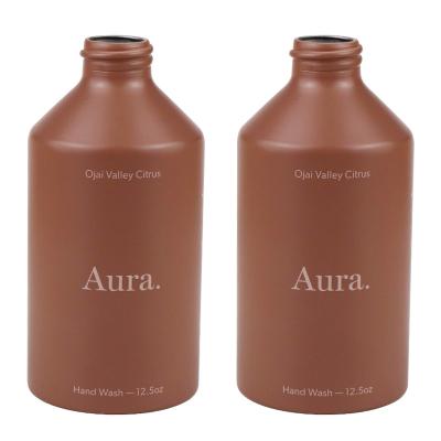 Cina Bottiglia di alluminio cosmetica vuota color cioccolato della bottiglia 100ml 120ml dello spruzzo di trucco in vendita