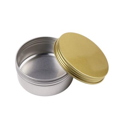 Cina Contenitori di campione cosmetici d'argento rotondi di Candy 5ml di alluminio al barattolo della crema 500ml in vendita