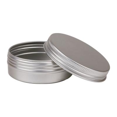 Cina Barattoli cosmetici cosmetici di alluminio delle latte 80g 2,8 OZ di colore naturale con i coperchi in vendita