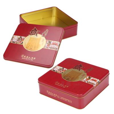 China Embossed Rectangular Tea Tins Metal Tea Storage Containers Tin Box Canisters for sale