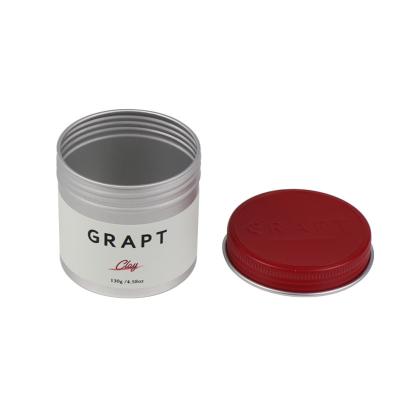 Cina Abitudine stampata intorno alle scatole metalliche di alluminio con tappo a vite 130g 4.58OZ in vendita