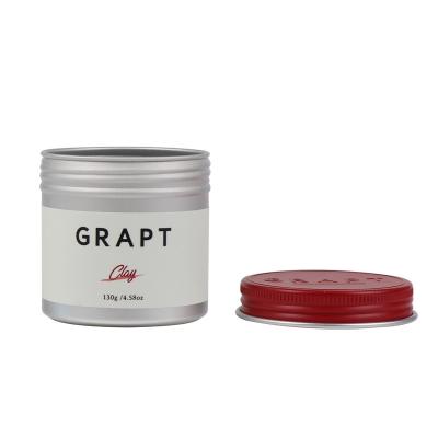 Cina Abitudine stampata intorno alle scatole metalliche di alluminio con tappo a vite 130g 4.58OZ in vendita