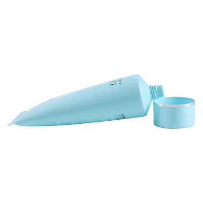 Cina bottiglie vuote di compressione della lozione del PE cosmetico di plastica blu dei tubi di 100g 3.52OZ in vendita