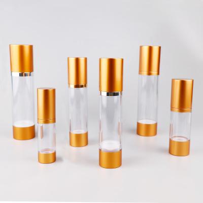 Cina La pompa senz'aria riciclabile di stampa a caldo imbottiglia Matte Plastic Container For Cosmetics in vendita