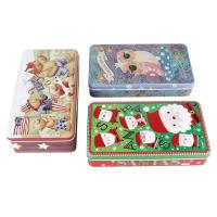 China 50ml 60ml Empty Metal Cookie Tins Rectangular Nut Packaging Tin Can for sale