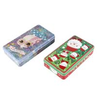 China 50ml 60ml Empty Metal Cookie Tins Rectangular Nut Packaging Tin Can for sale