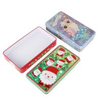 China 50ml 60ml Empty Metal Cookie Tins Rectangular Nut Packaging Tin Can for sale