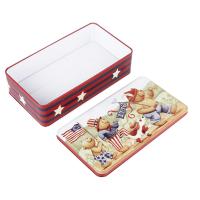 China 50ml 60ml Empty Metal Cookie Tins Rectangular Nut Packaging Tin Can for sale