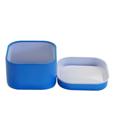Cina quadrato Tin Can Containers Customized Logo dell'alimento di 100ml 120ml in vendita