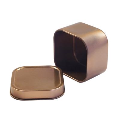 Cina quadrato Tin Can Containers Customized Logo dell'alimento di 100ml 120ml in vendita
