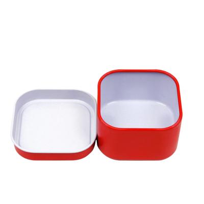 Cina quadrato Tin Can Containers Customized Logo dell'alimento di 100ml 120ml in vendita