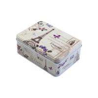 China Recyclable Rectangular Empty Tin Can Containers For Food Storage for sale