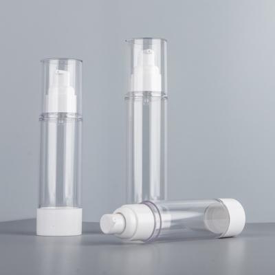 Cina La pompa senz'aria su ordinazione bianca di 15ml 30ml 50ml imbottiglia la bottiglia del siero del fronte del gel dell'occhio in vendita