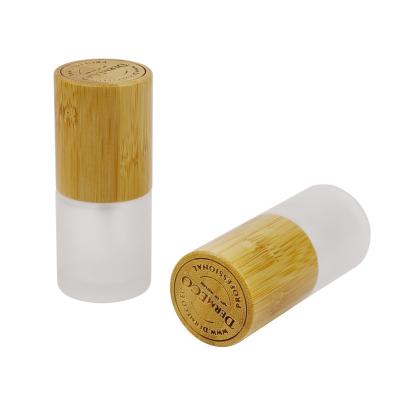 Cina ODM 10g al barattolo crema di vetro di bambù dei contenitori 3oz 4oz 6oz della lozione 200g con il coperchio di bambù in vendita