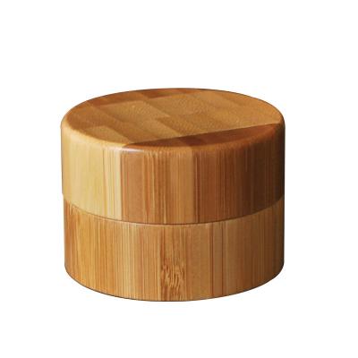 Cina Barattoli d'imballaggio cosmetici di bambù della spezia del fango 85g 3 Oz della maschera con i coperchi di bambù in vendita