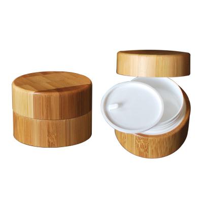 Cina Barattoli d'imballaggio cosmetici di bambù della spezia del fango 85g 3 Oz della maschera con i coperchi di bambù in vendita