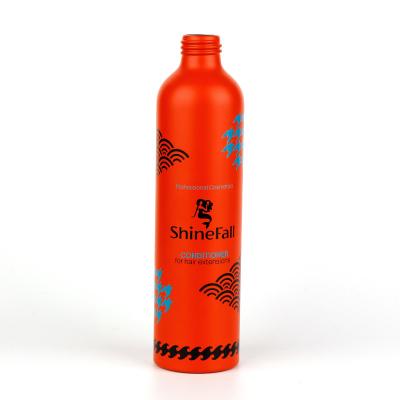 中国 オレンジ アルミニウム ローションのびん100ml 150mlの空の保湿剤の容器を電気めっきしなさい 販売のため