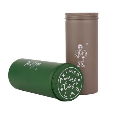 Cina 15ML alle scatole metalliche di alluminio del giro di verde 250ML ha impresso Logo Empty Coffee Can in vendita