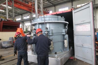Cina Frantoio idraulico del cono del multi cilindro di produzione della pietra con tempo di impiego lungo in vendita