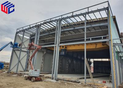 China Polished Carbon Steel Structural Fabrication Prefab Aircraft Hangar Industrial Buildings for sale