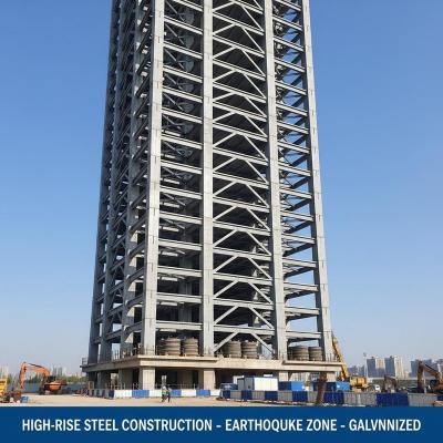 China Heavy Duty Steel Structure with Anticorrosive Paint, Customizable Dimensions, and 50+ Years Life Span for sale