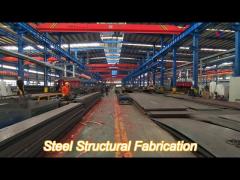 polished carbon steel structural fabrication prefab aircraft hangar industrial buildings