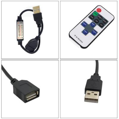 China Mini Monochrome LED Light Controller , RF Wireless Controller With 11 Key OEM for sale