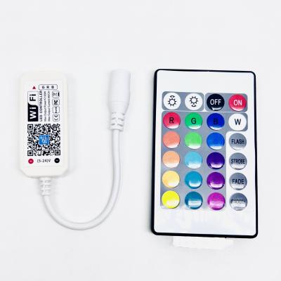 China 24 Keys LED Strip Smart Controller With Smartphone WiFi APP Remote Control for sale