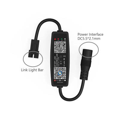 China Bluetooth LED Strip Wireless Controller , SPI RGB LED Controller For 2811 Strip Light for sale