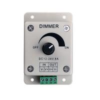 China DC 12V 8A LED Controller Dimmer Switch Adjustable Brightness Single Color for sale