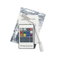 China Mini RF LED RGB Controller 20 Key Wireless Remote Control For LED Strip Lights for sale