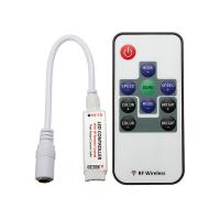 China Mini RF Wireless Remote RGB LED Controller With 10 Key 4A × 3CH for sale