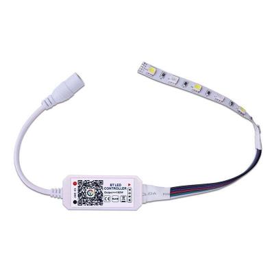 China Mini Bluetooth LED Strip Smart Controller For RGB RGBW Strip Lights for sale